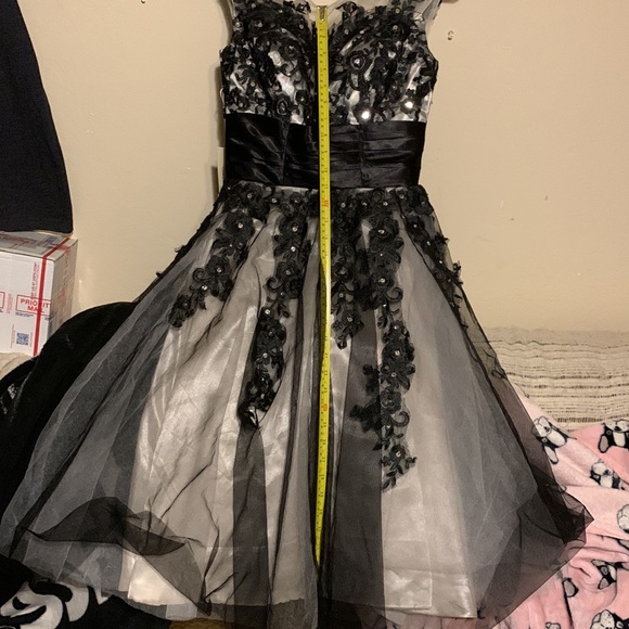 Grace Karin | Dresses | Nwt Wednesday Adams Vibe Prom Fancy Black Dress ...